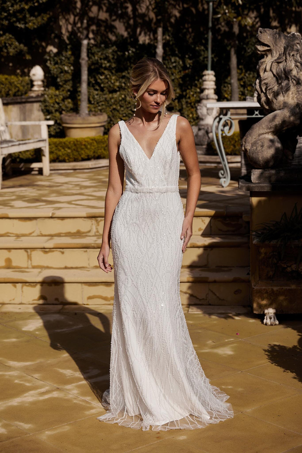 KALANI Embellished Gown - Ivory – NB LUXE
